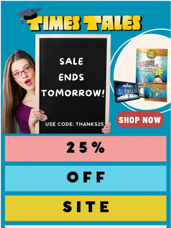 Times Tales: 🎉The discount fun continues! 🎁 | Milled