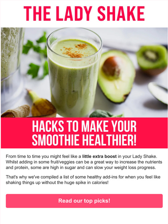 The Lady Shake: Must know hack to BOOST your smoothie 👌 | Milled