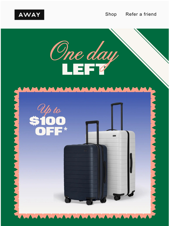 Away Email Newsletters: Shop Sales, Discounts, and Coupon Codes