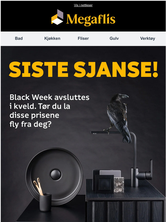 MegaFlis: Årets siste Black Week dagskupp! | Milled