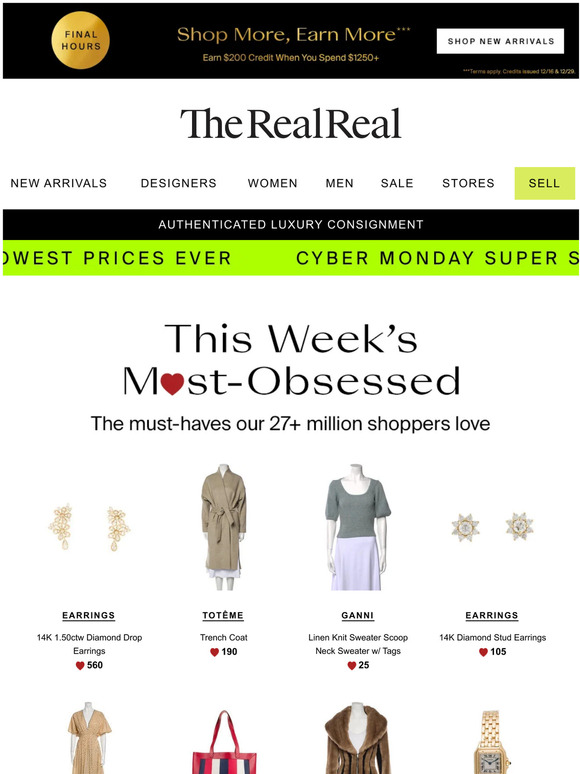 The RealReal: This week's most obsessed styles | Milled