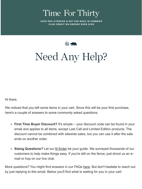 Taylor Stitch: Leave something behind? | Milled