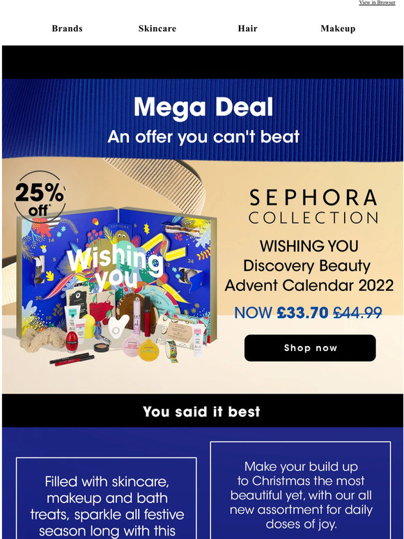 Feelunique: Have you got your ADVENT CALENDAR yet? | Milled