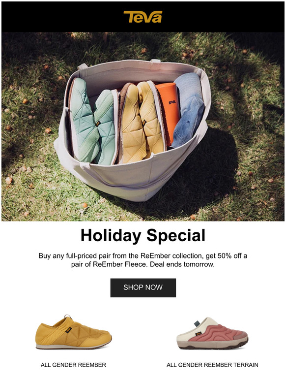 Teva: Up to 50% off select styles is going… going… (nearly) GONE! | Milled