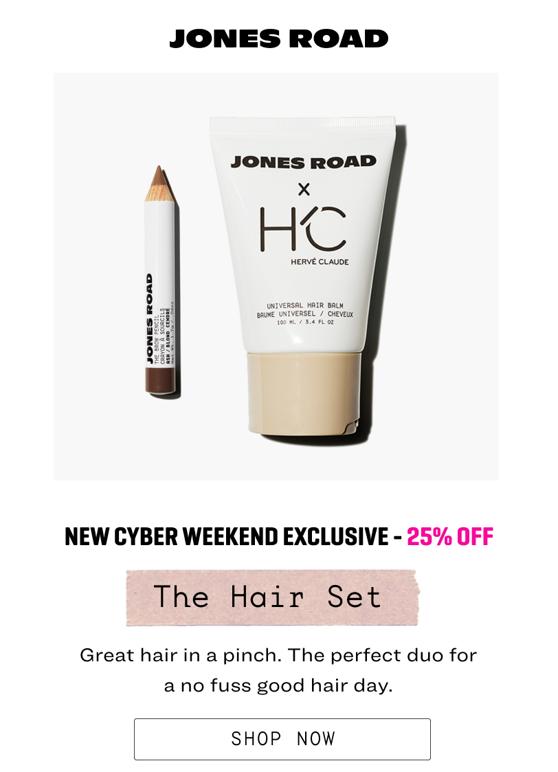 Jones Road Beauty: NEW Cyber Weekend Exclusive: The Hair Set | Milled