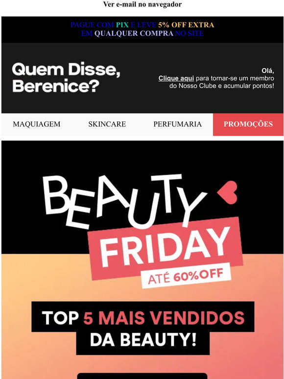 Quem Disse, Berenice?: 🌟 Top 5 mais vendidos Beauty Friday! 🌟 | Milled