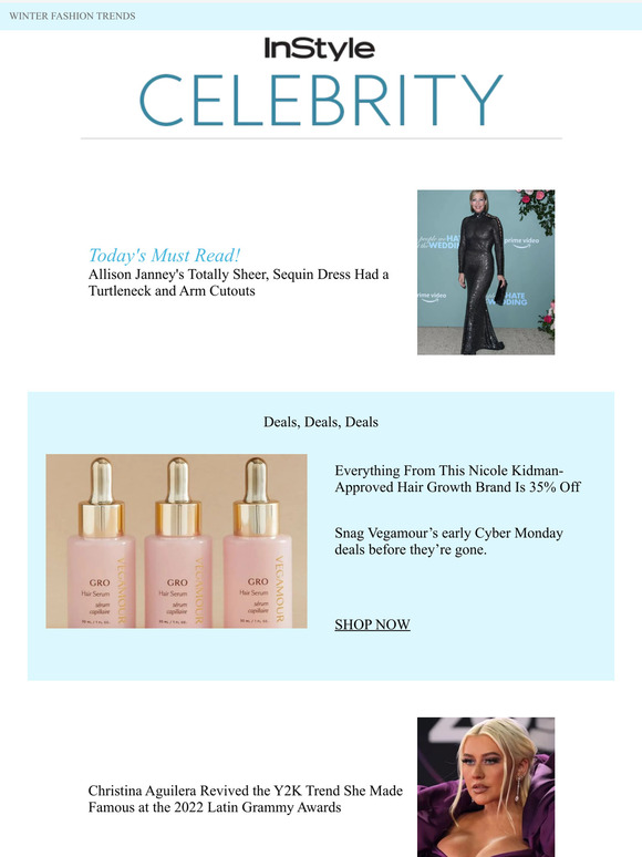 InStyle: Allison Janney wore a totally sheer sequin dress and WOW | Milled