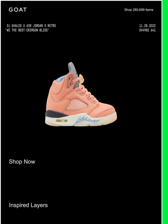 GOAT: [SEED] Just Dropped: DJ Khaled x Air Jordan 5 Retro 'We The Best ...