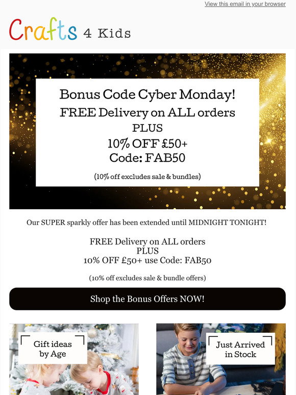 Crafts4Kids: Happy Monday FREE Delivery ⭐ | Milled