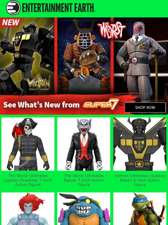 Entertainment Earth: These Super7 Action Figures Are The Worst | Milled