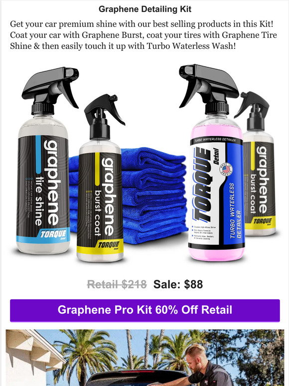 Torque Detail: 60% Off: Graphene Car Detailing Kit | Milled