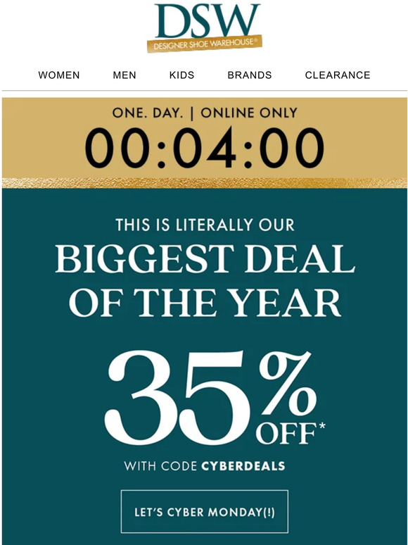 DSW: The best deal of the season (TODAY ONLY!) | Milled