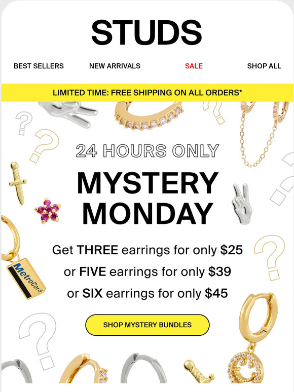 Studs: 1 DAY ONLY: Mystery Monday is here! | Milled