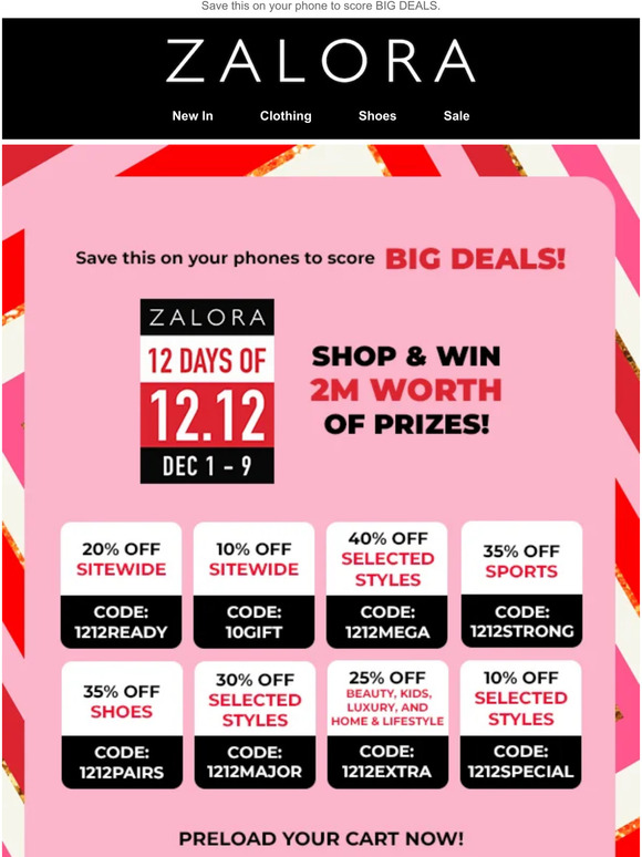 zalora id my ph sg hk: 12 Days of 12.12: The Cheat Sheet is FINALLY ...