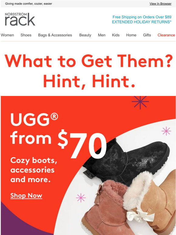 Nordstrom: Perfect presents from UGG®, adidas & Barefoot Dreams | Milled