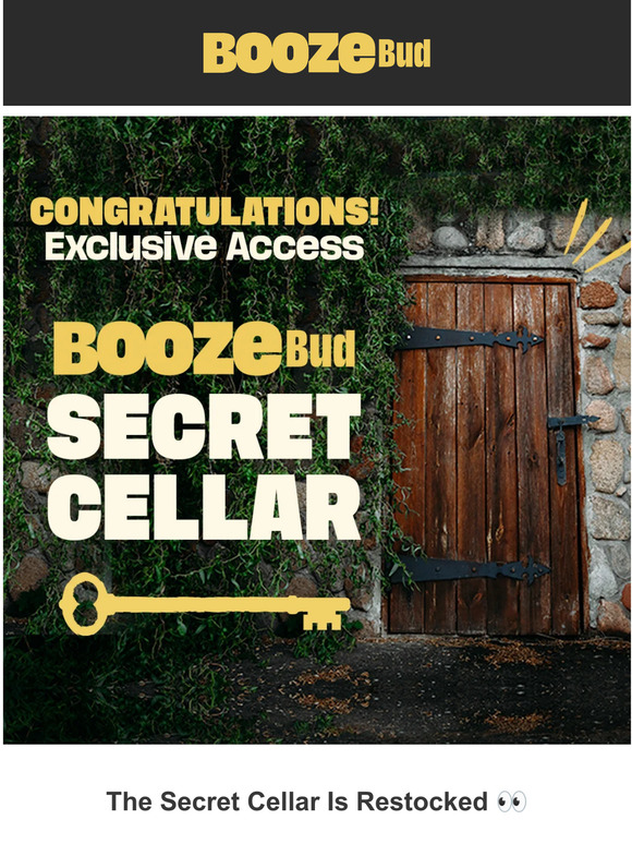 Boozebud: 🔒 You Have Exclusive Access To Today's Secret Cellar | Milled