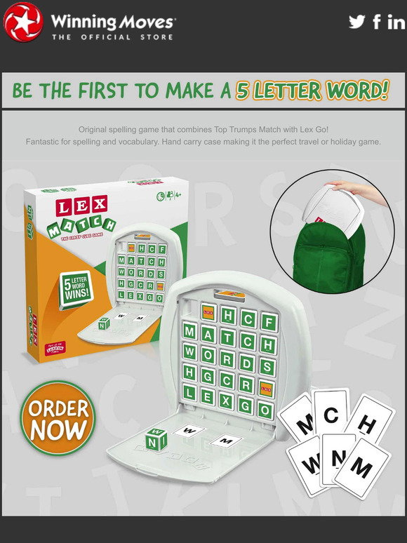 Winning Moves: Play Lex Match the BRAND NEW word game | Milled