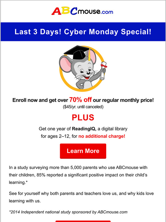 ABCmouse: Only 3 Days Left! | Milled