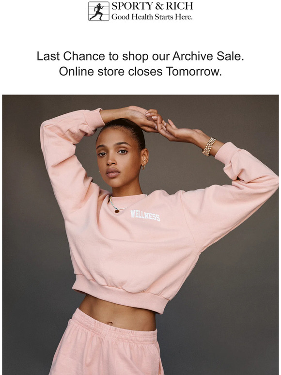 Sporty & Rich: LAST CHANCE: Archive Sale | Milled
