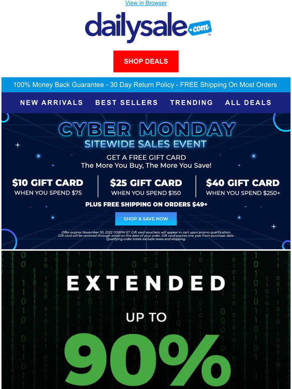 Dailysale: 🚨 Save With EXTENDED Cyber Week Savings 🤑 | Milled