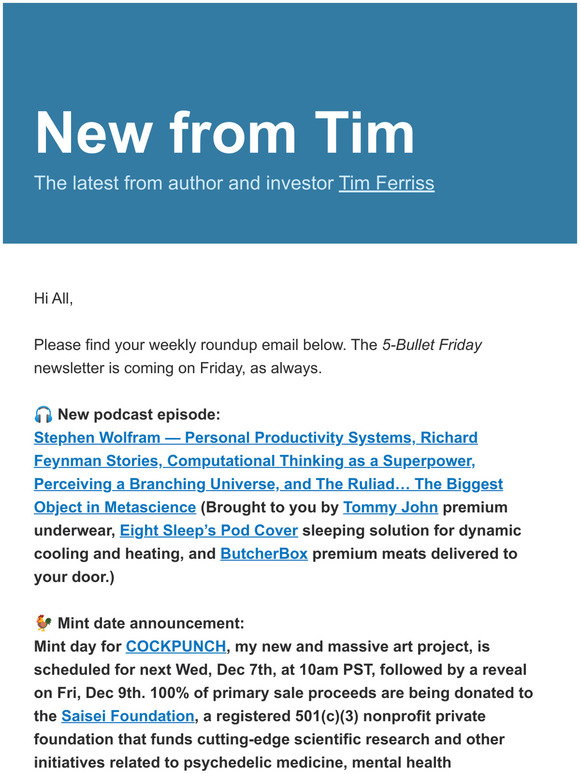 Telecom Italia: New from Tim — Interviews with Stephen Wolfram and Seth ...