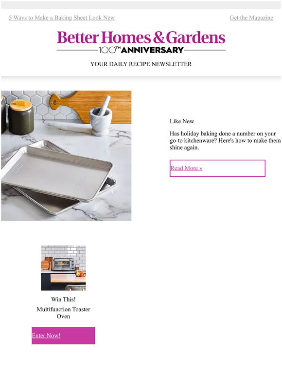 Better Homes and Gardens: How to Make Your Old, Grimy Baking Sheet Look ...