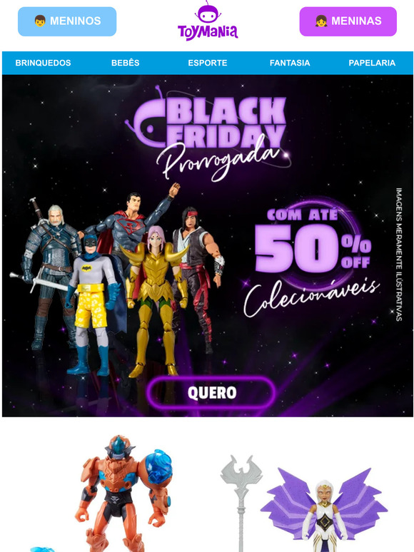 ToyMania: Colecionáveis com até 50% OFF 😱 | Milled