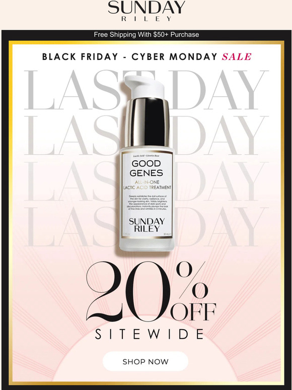 Sunday Riley: Did You Leave Something Behind? | Milled