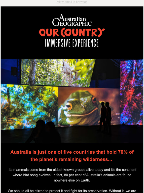 Australian Geographic: Be stirred to protect Australia's land, sea and ...