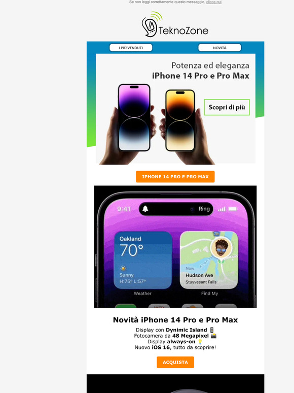 TeknoZone: iPhone 14 Pro e Pro Max: tutti da scoprire 📱 | Milled
