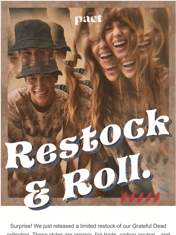 PACT Apparel: The Grateful Dead collab is BACK. | Milled