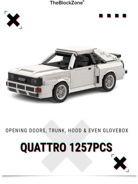 The Block Zone: New | Quattro with 1200+ parts 🇩🇪 | Milled