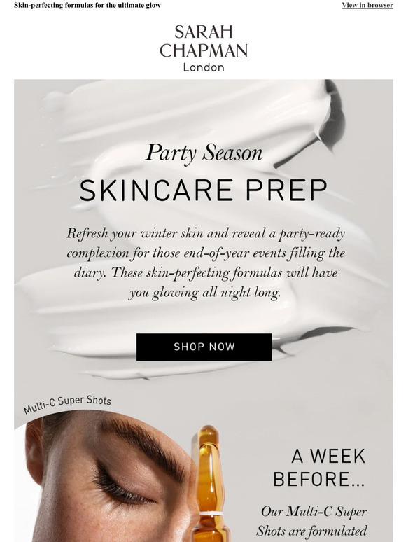 Sarah Chapman: How to Prep Your Skin This Party Season | Milled