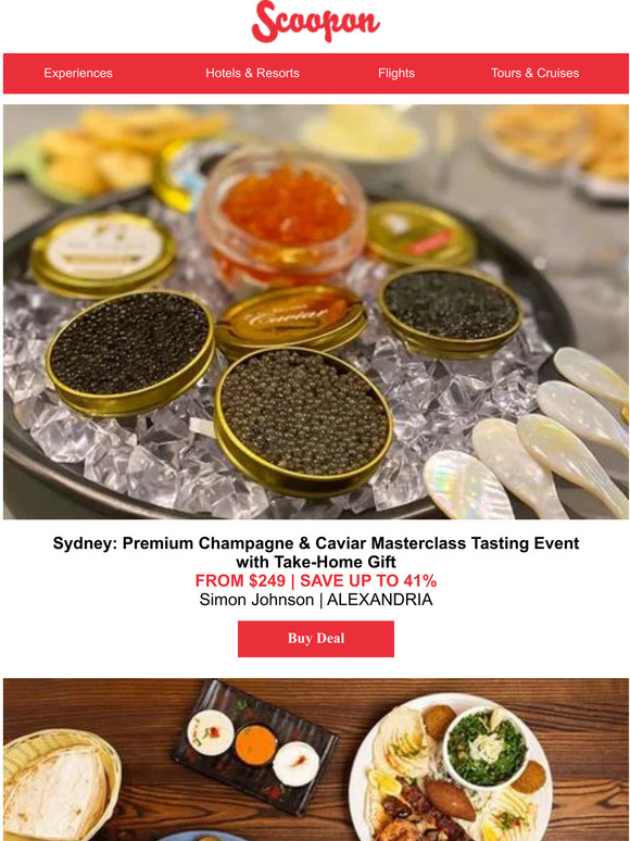 Scoopon: Sydney: Champagne + Caviar Masterclass Tasting Event | Milled