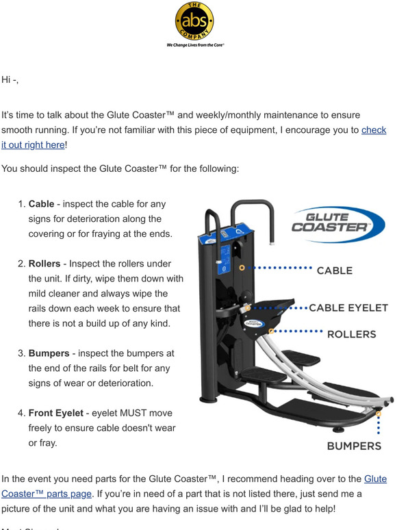 The Abs Company: Check out the Glute Coaster | Milled