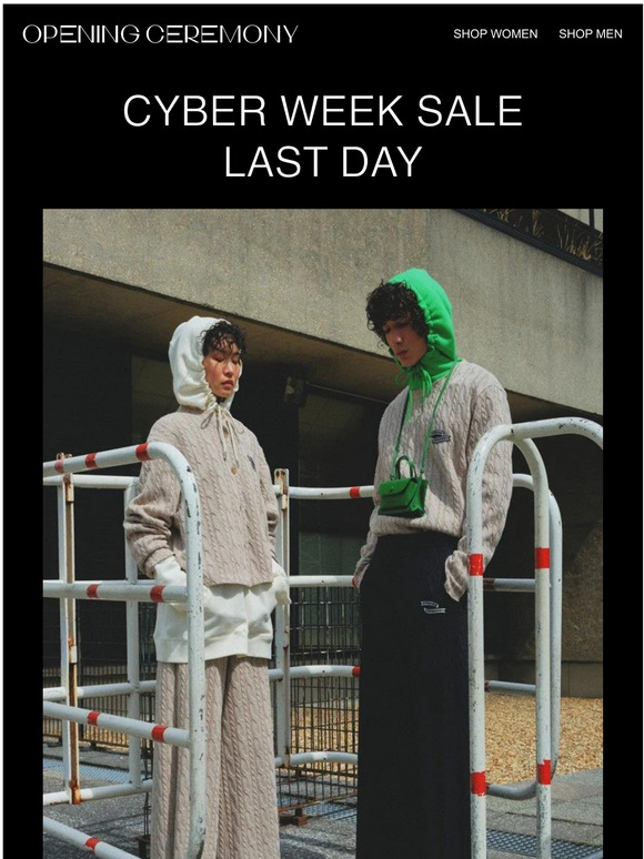 Opening Ceremony Email Newsletters: Shop Sales, Discounts, and Coupon Codes