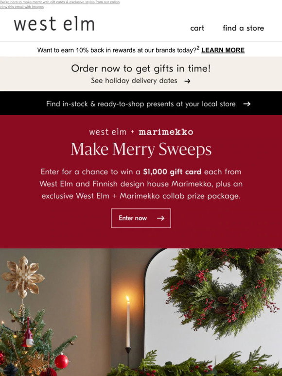 West Elm: Enter for a chance to win a $2,000+ prize package from ...