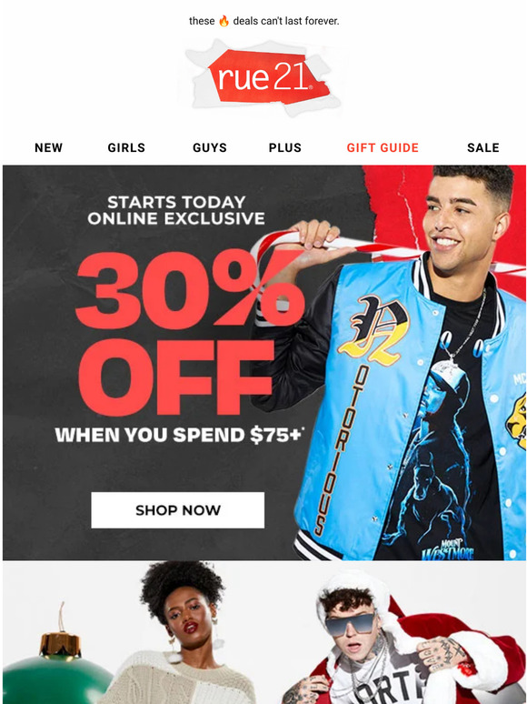 rue21: 🖱️ click for 30% OFF the haul! | Milled