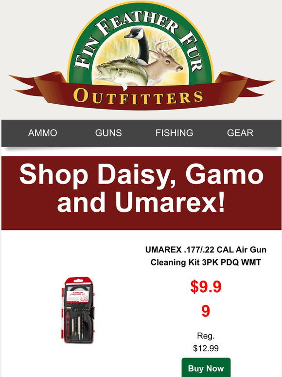Fin Feather Fur Outfitters: Save On Daisy, Gamo, Umarex! | Milled