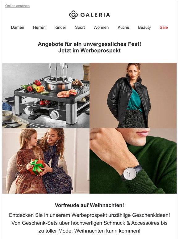 Galeria: Die neue Werbung ist da! | Milled