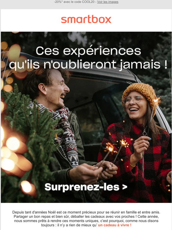 Smartbox: Ces expériences qu'ils n'oublieront jamais ! | Milled