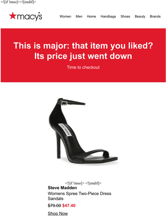 Macy's: Limited time: we dropped prices on items you viewed | Milled