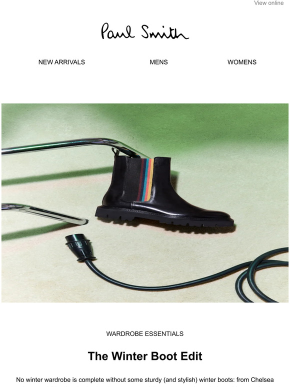 Paul Smith: Have you checked boots off your winter wardrobe checklist ...