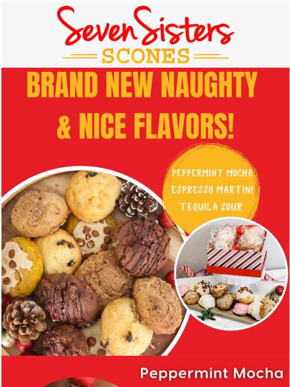 Seven Sisters Scones: 🎉 Our NEWEST Holiday Taste Sensations! 🎉 | Milled