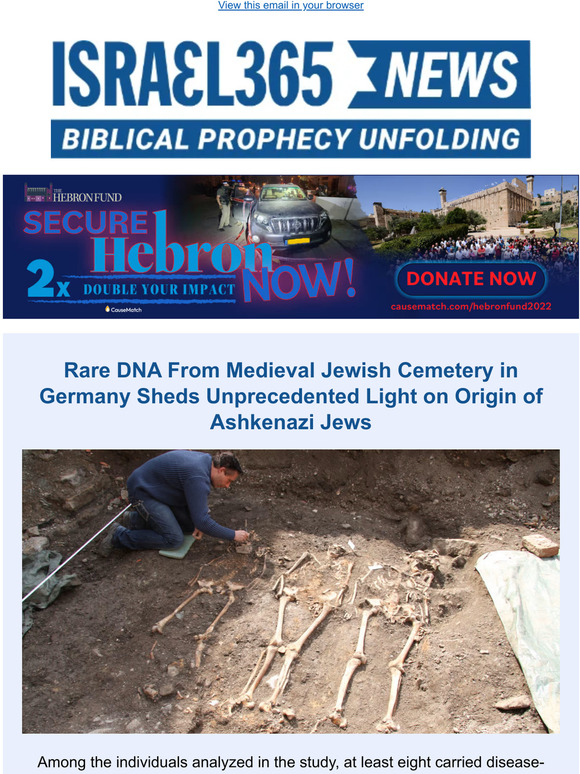 Israel365: Rare DNA From Medieval Jewish Cemetery in Germany Sheds ...