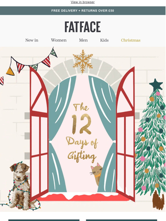 Fat Face: The 12 Days of Gifting | Milled