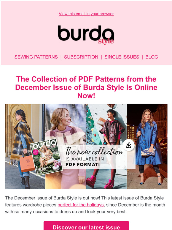 burdastyle.com: The New Burda Style and Burda Easy PDF Patterns Are Out ...