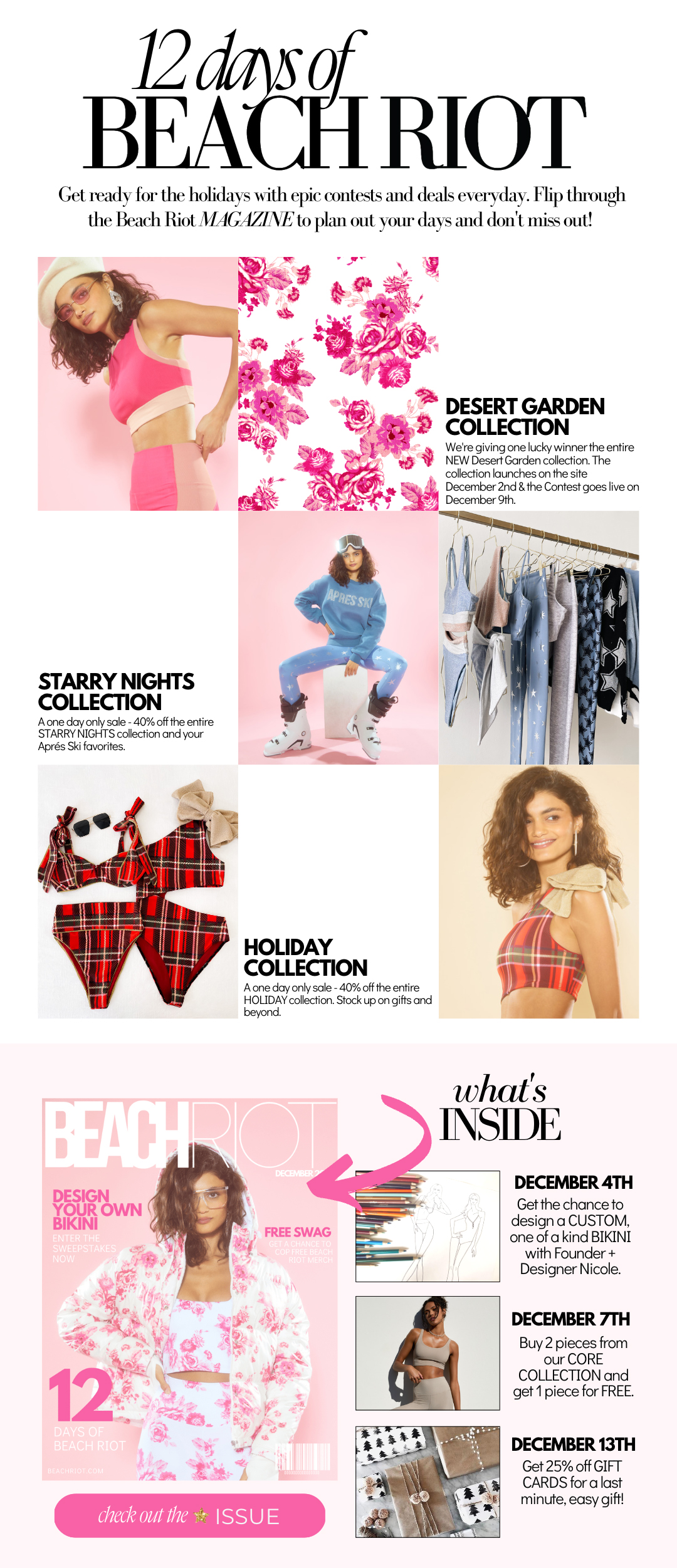 Beach Riot: Sneak Peek: 12 DAYS OF BEACH RIOT | Milled