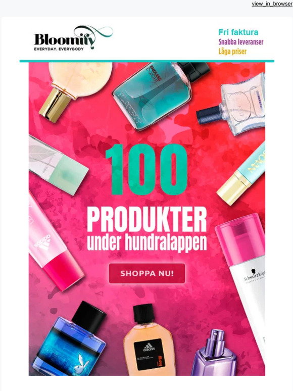 Bloomify: ⭕⭕⭕ 100 PRODUKTER UNDER HUNDRALAPPEN... | Milled