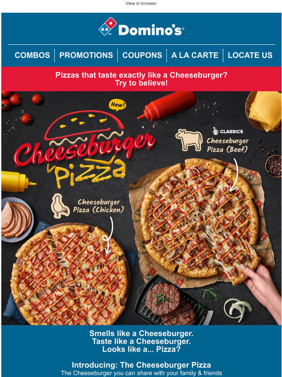 Domino's Pizza: Pizzas that taste exactly like a Cheeseburger? | Milled
